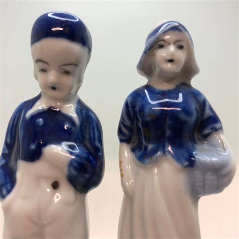 Vintage Dutch Boy And Girl Ceramic Figurines Japan Etsy