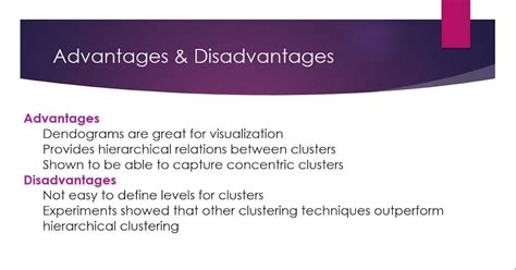 advantages and disadvantages of clustering algorithms eliezer has