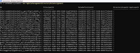 View Role Assignments In M365 Using Graph Powershell Cmdlet