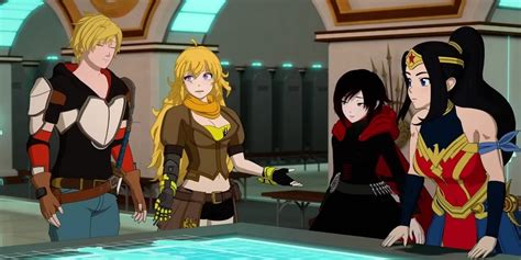 Exclusive Justice League X Rwby Super Heroes And Huntsmen Part Two Clip Reunites The Heroic Teams