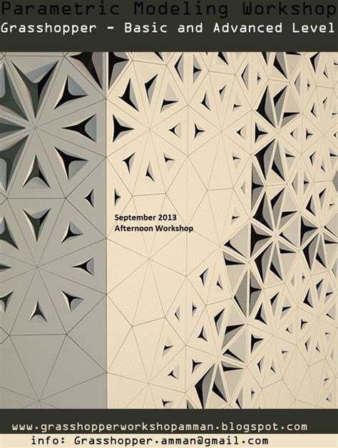 Parametric Modeling Workshop With Grasshopper Amman Jordan Geometrisch Geometrie