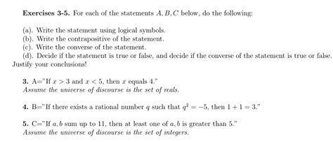 solved exercises 3 5 ﻿for each of the statements a b c