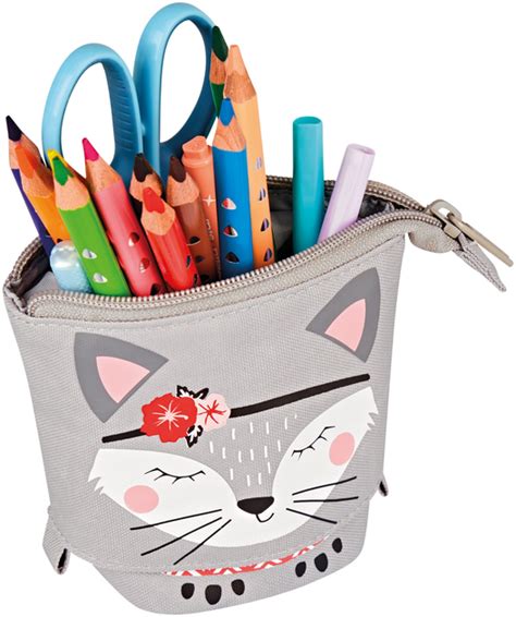Пенал-подставка для карандашей 2 в 1 Herlitz Pen Stand Kitty (50043675 ...