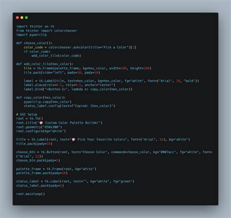 30daysofpython python tkinter colortools gui buildinpublic pythonprojects 100daysofcode