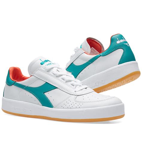 Diadora B.Elite - Made in Italy White & Porcelain Green | END. (US)