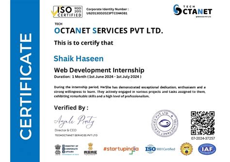 Haseen Shaik On Linkedin Internship Web Newintership Newbegning