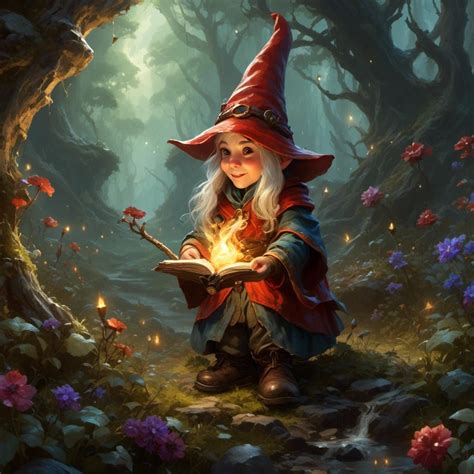 Gnome Wizard Fantasy Art