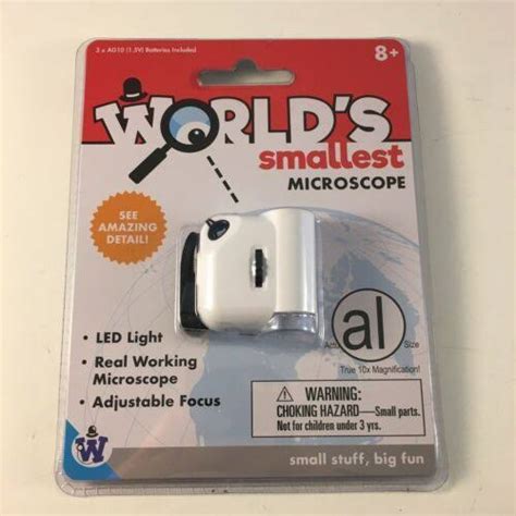 Worlds Smallest Microscope Imagination Unlimited