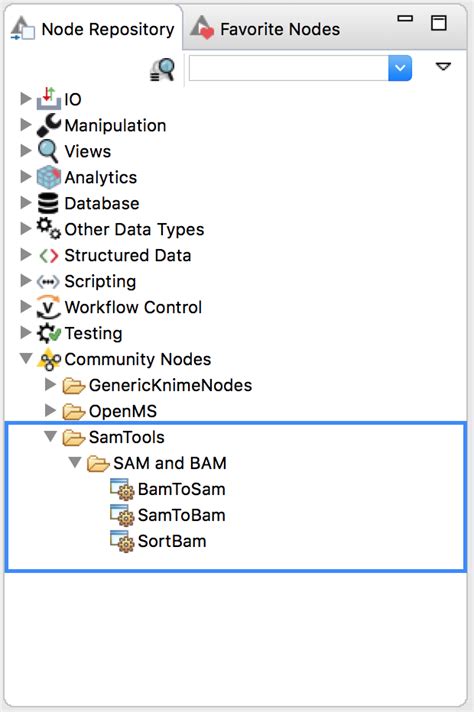 Generating Knime Nodes — Seqan Main Documentation