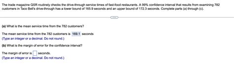 Solved Determine The T Value In Each Of The Cases Click The Chegg Com