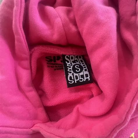 Authentic Pink Spider Hoodie Size Small Sp5der Depop