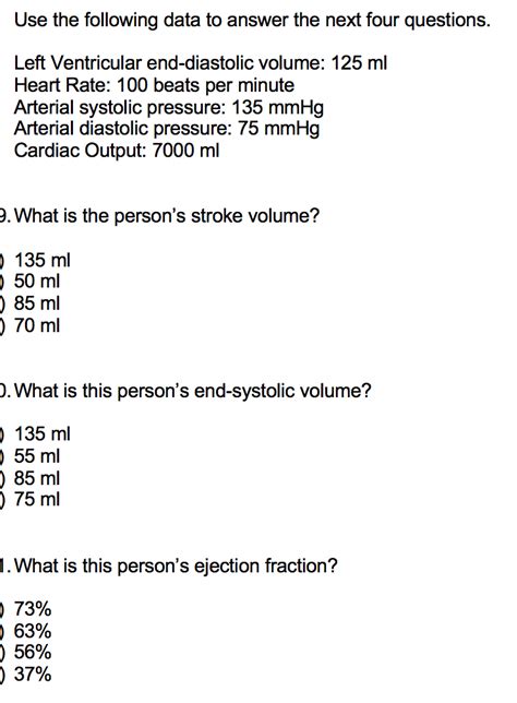 Solved Use The Following Data To Answer The Next Four Chegg Com