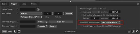 Audio Trigger Qlab Cookbook