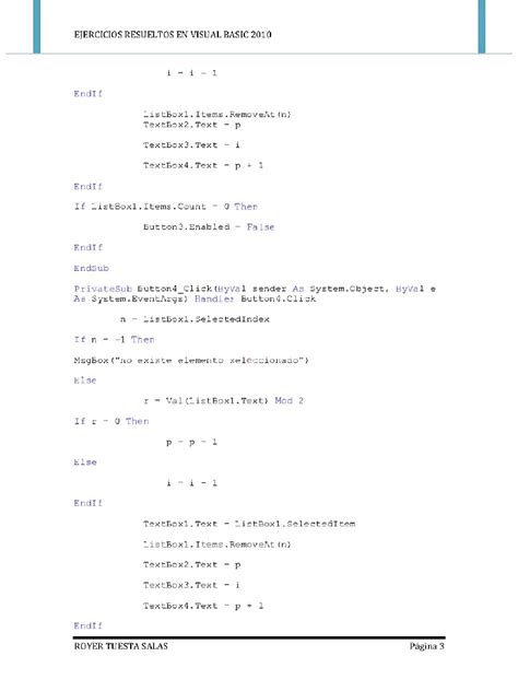 Ejercicios Resueltos En Visual Basic 2010 4 1024 Pdf