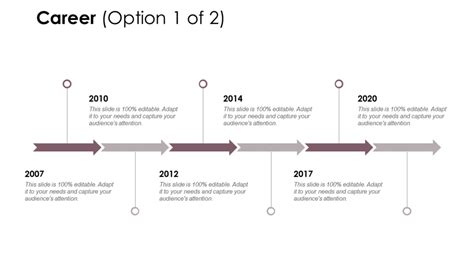 Career Roadmap Template Free