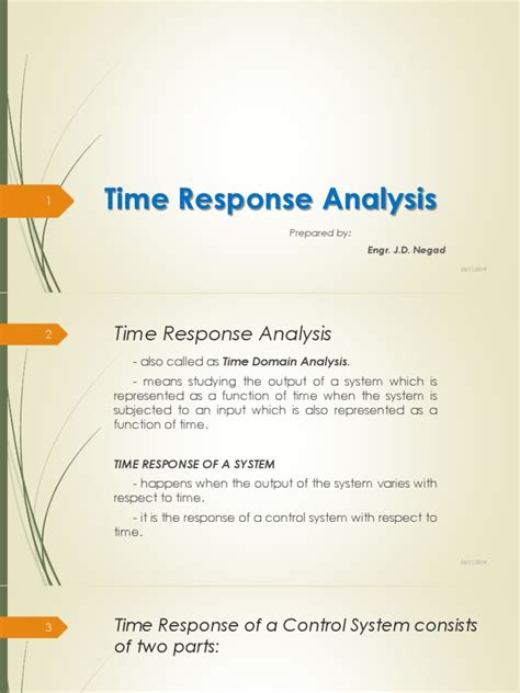 Time Response Analysis Pdf Mathematical Analysis Electrical