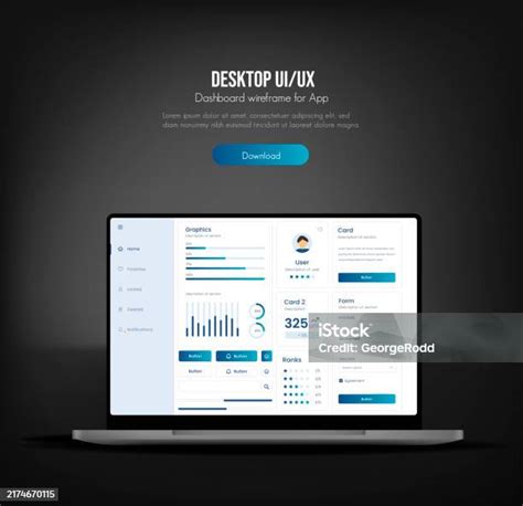 User Interface Of An Analysis Panel On A Laptop Ux Ui Design Dashboard Usability Laptop On