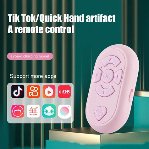 rechargeable bluetooth compatible remote control button type c charging