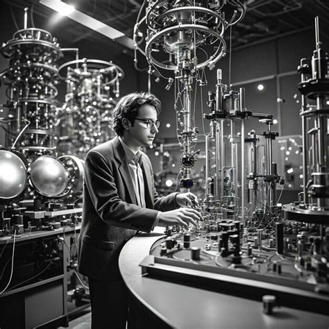 Premium Ai Image A Physicist Conducting Experiments