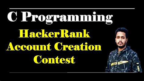 Hackerrank Sign Up How To Create A Hackerrank Account Contest