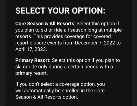 Epic Pass Coverage Options What S The Difference And Why Are They