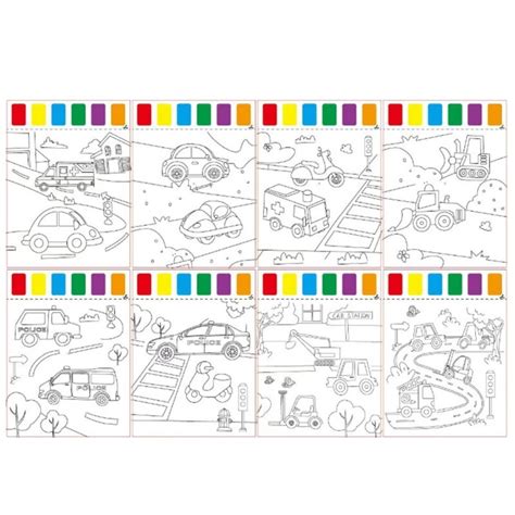 물 색칠하기 책 어린이 낙서 책 유치원 어린이 Notrace 수채화 그림책 어린이 미술 교육 장난감 학습 및 교육