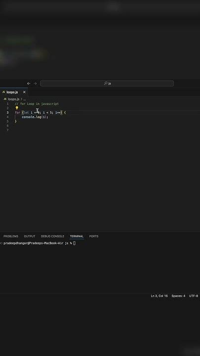 For Loop In Javascriptjstutorial Programming Tutorial Webdevelopment Javascript Youtube
