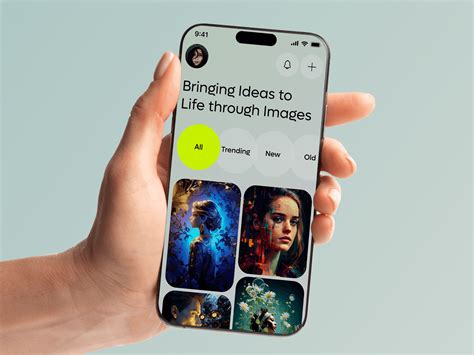 Ai Art Generator App Ui Behance