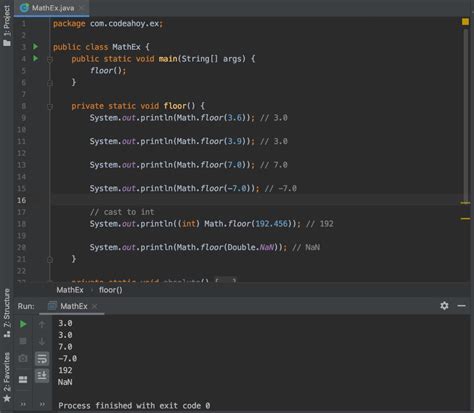 Java Mathfloor Method With Examples
