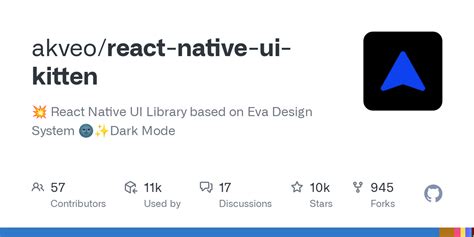 github akveo react native ui kitten react native ui library based on