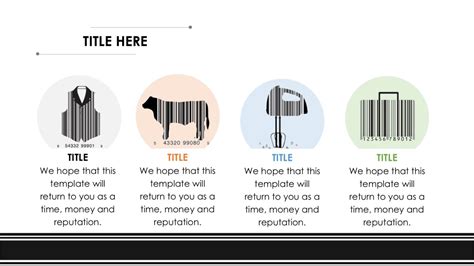 Barcode Powerpoint Templates Black Objects Technologies White Backgrounds