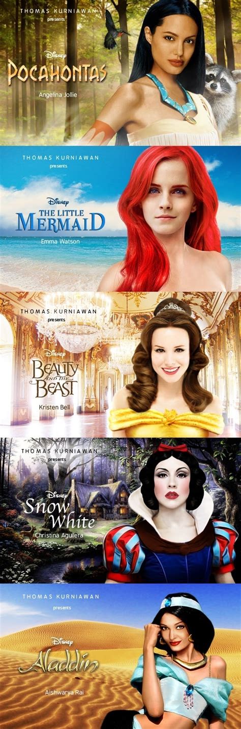 Celebrities As Disney Princesses
