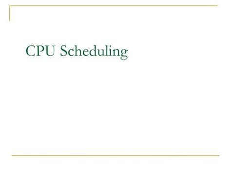 process and cpu scheduling pptx it is about operating system ppt