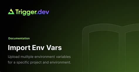 import env vars trigger dev