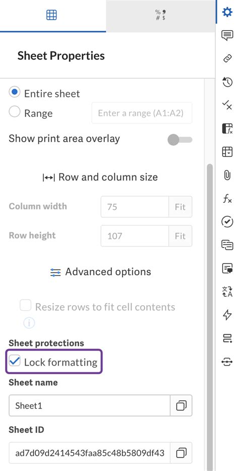 Set Table Properties 支援中心