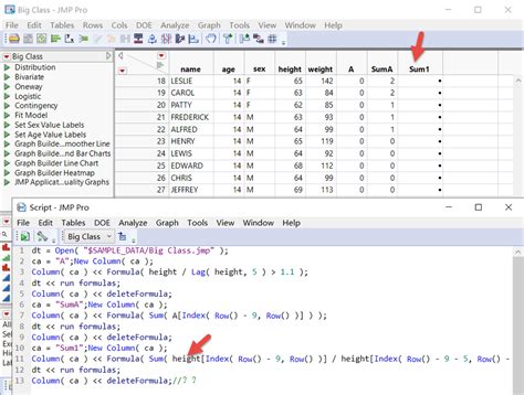 Solved Can This Formula Be Completed In One Step Jmp User Community