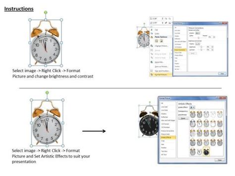 Stock Photo D Copper Alarm Clock For Time Management PowerPoint Slide