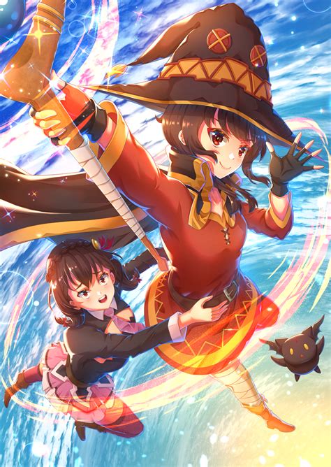 Megumin Casting The Spell By Zephx R Yunyun
