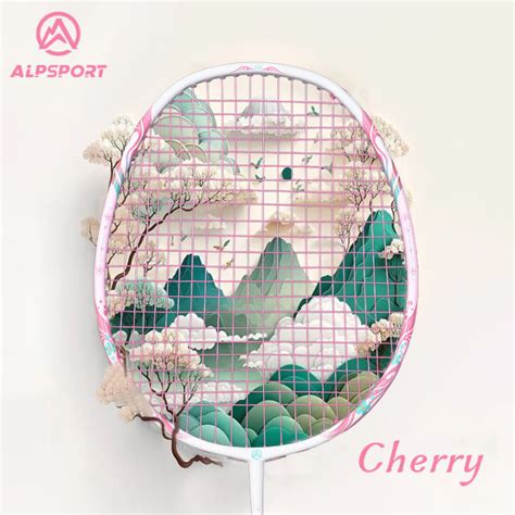 Alp Tx 100 Original Carbon Fiber Racket Badminton Original Racket Set Suitable For Beginners