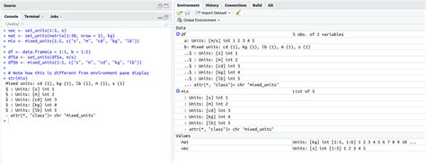 Change How RStudio Environment Pane Describes Variables RStudio IDE Posit Community