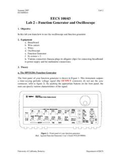 EECS 100/43 Lab 2 – Function Generator and Oscilloscope / eecs-100-43 ...