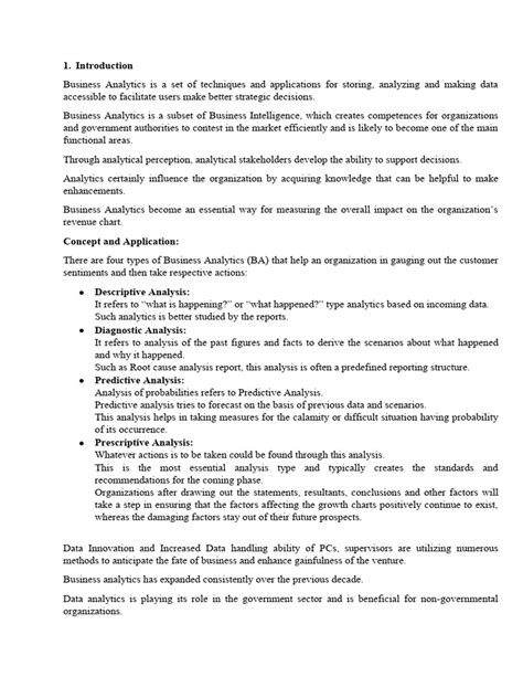 Fundamentals Of Big Data And Business Analytics Pdf Predictive Analytics Analytics