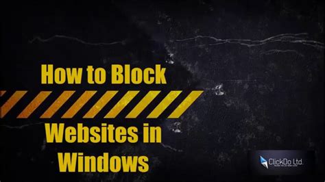 How To Block A Website In Windows Without Software Youtube