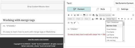 Mailchimp Merge Tags Learn How To Merge Tags In Mailchimp