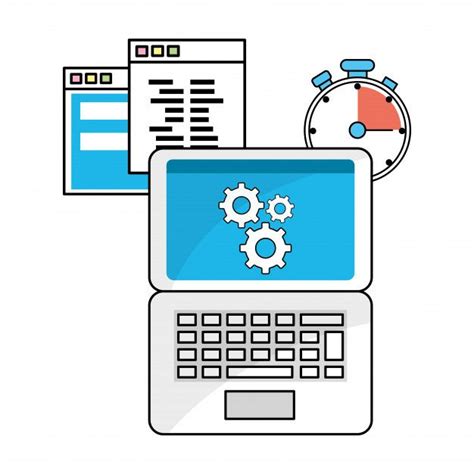 Tecnología De Computación De Dibujos Ani Premium Vector Freepik Vector Tecnologia