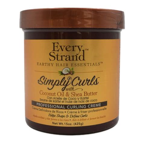 Every Strand Simply Curls Coco Oil And Shea Curl Creme 15oz Curling Creme Natural Hair Styles