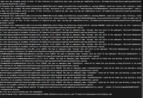 Getting Deployment Failed Error In Azure Api App After Syncing With