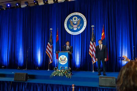 АНУ ын Тусгаар тогтнолын 247 жилийн ойн баярын арга хэмжээнд Элчин сайд Буанганы хэлсэн үг