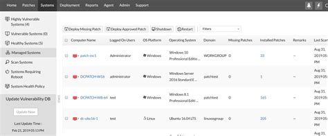patch management metrics manageengine patch manager plus