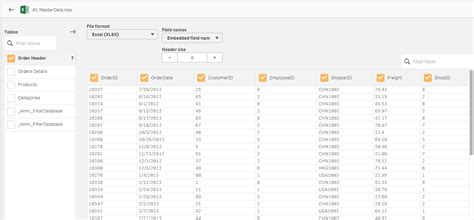 drag and drop data to qlik sense but skipped selec qlik community